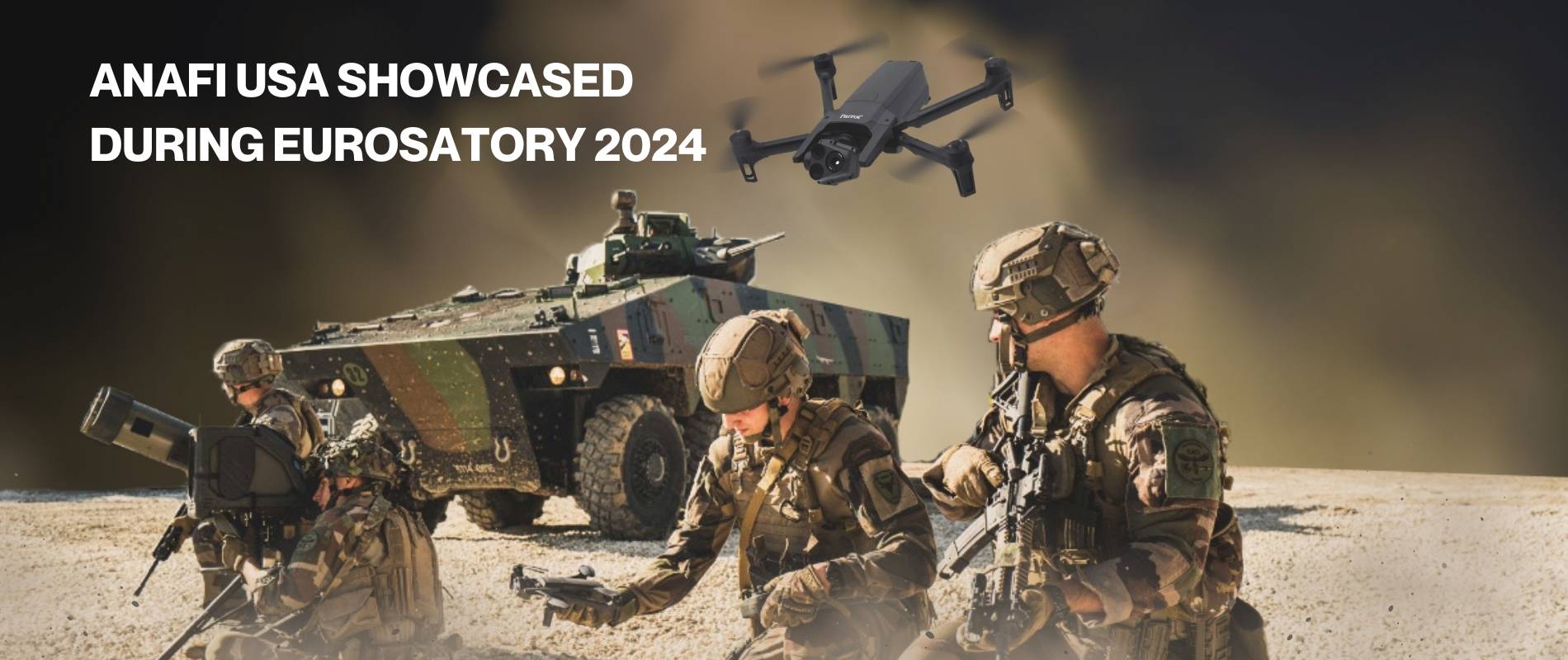 ANAFI USA showcased during EUROSATORY 2024 | Parrot